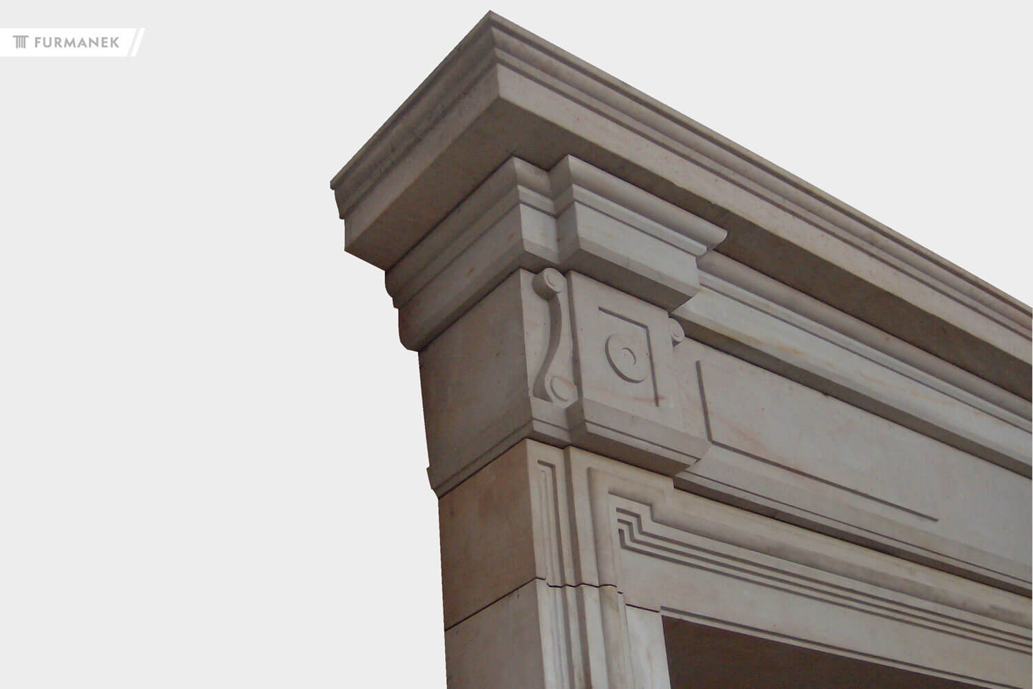 Entrance portal made of sandstone - Furmanek